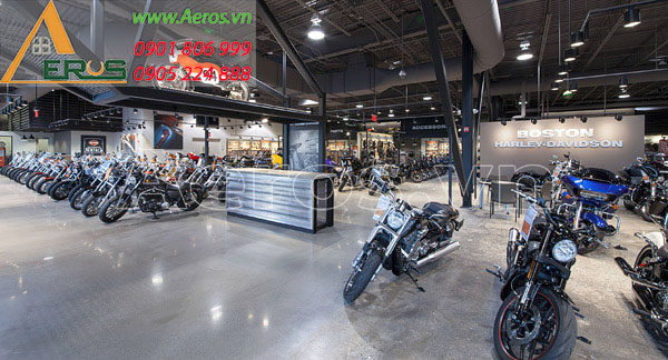 Top 10 mẫu thiết kế showroom motor đẹp và hiện đại nhất